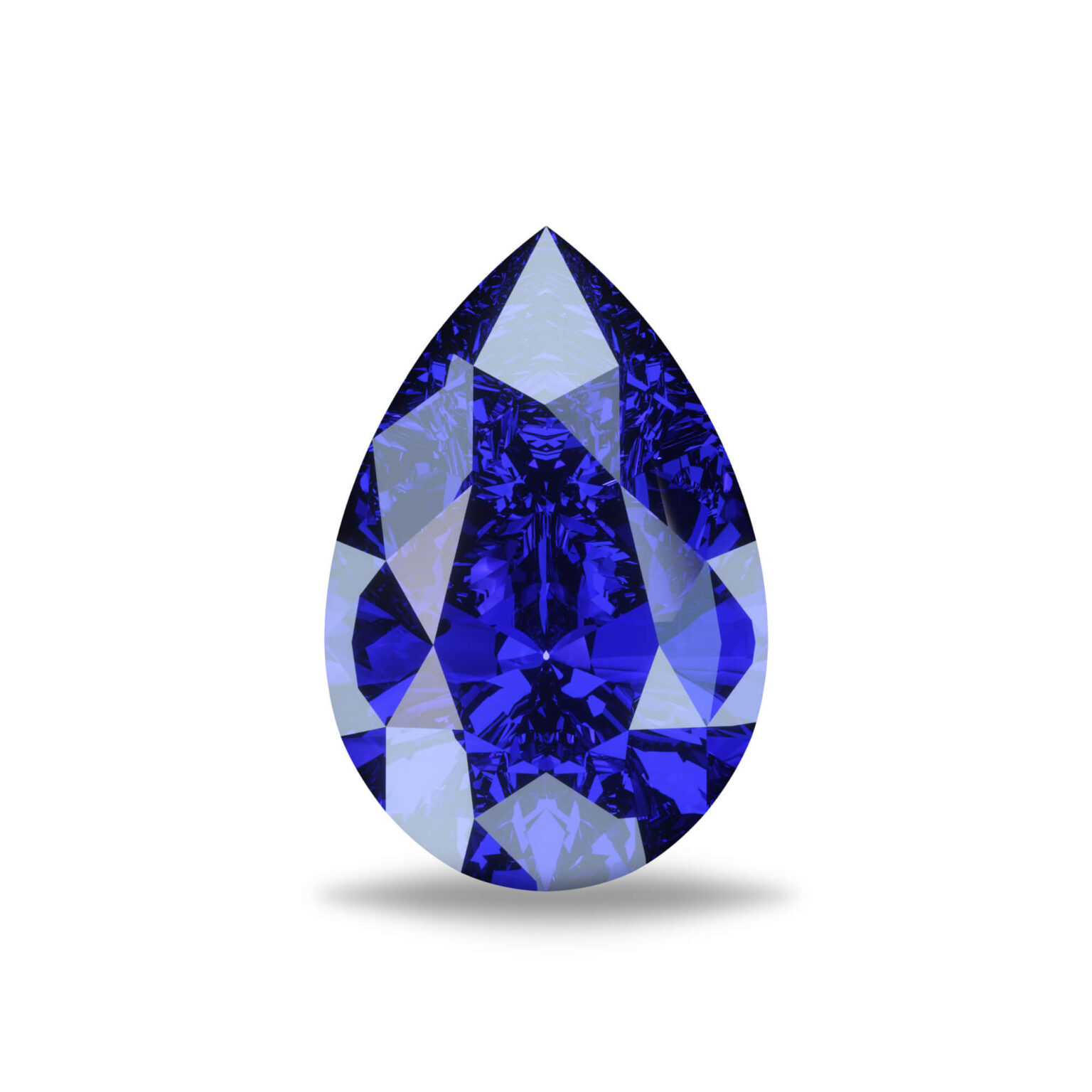 Pear Cut Blue Sapphire Unmined